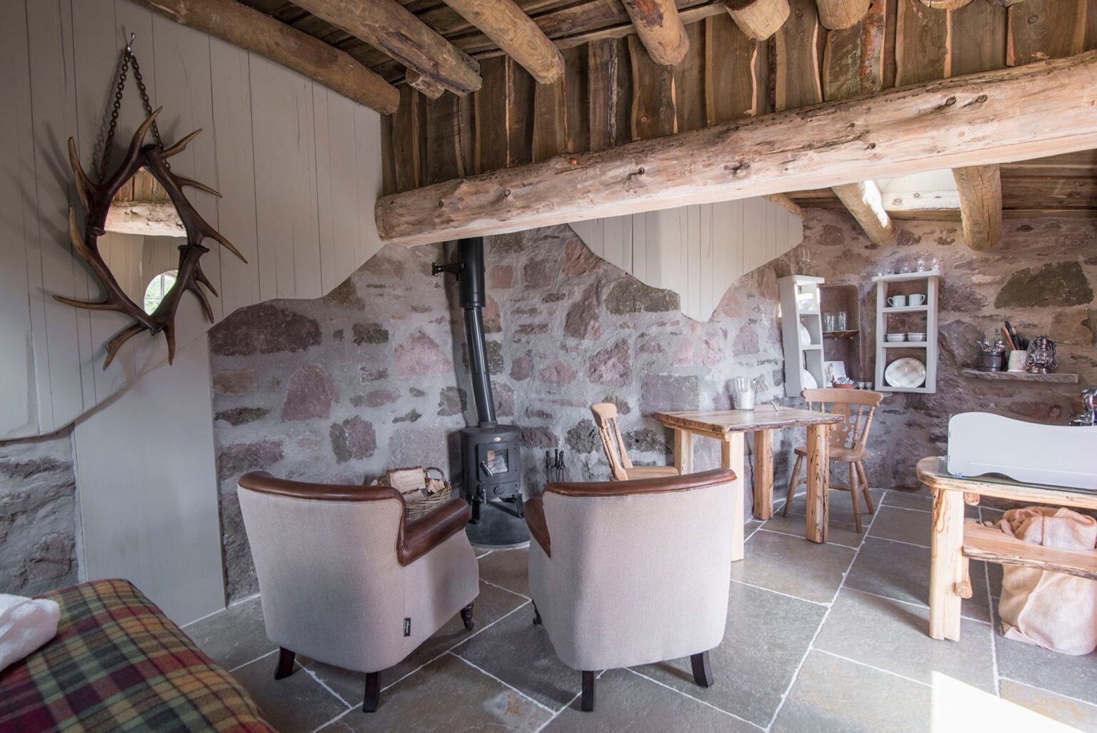 Craighead Round Door Howfs | quirky storybook holiday homes | Dunblane