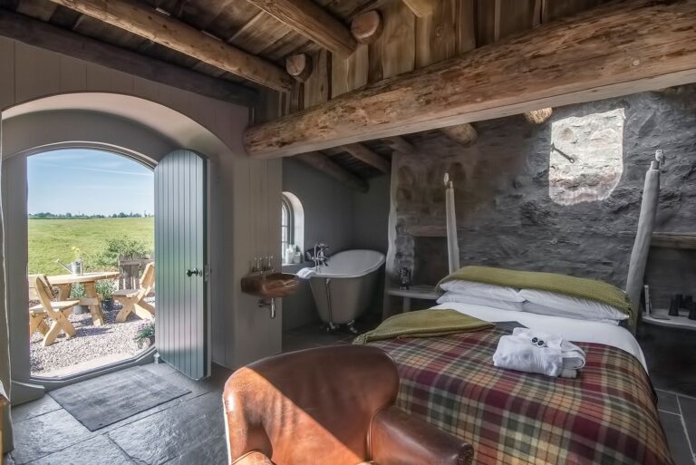 Craighead Round Door Howfs | quirky storybook holiday homes | Dunblane