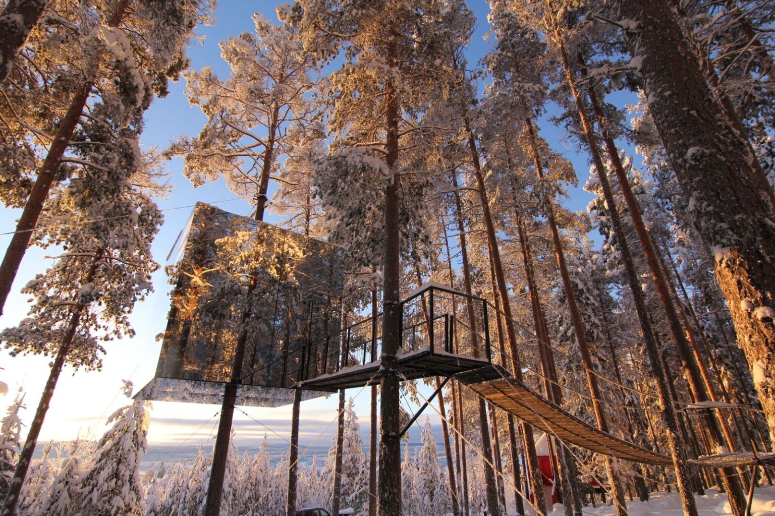 Treehotel | extraordinary ultra-modern tree cabins in Swedish landscape