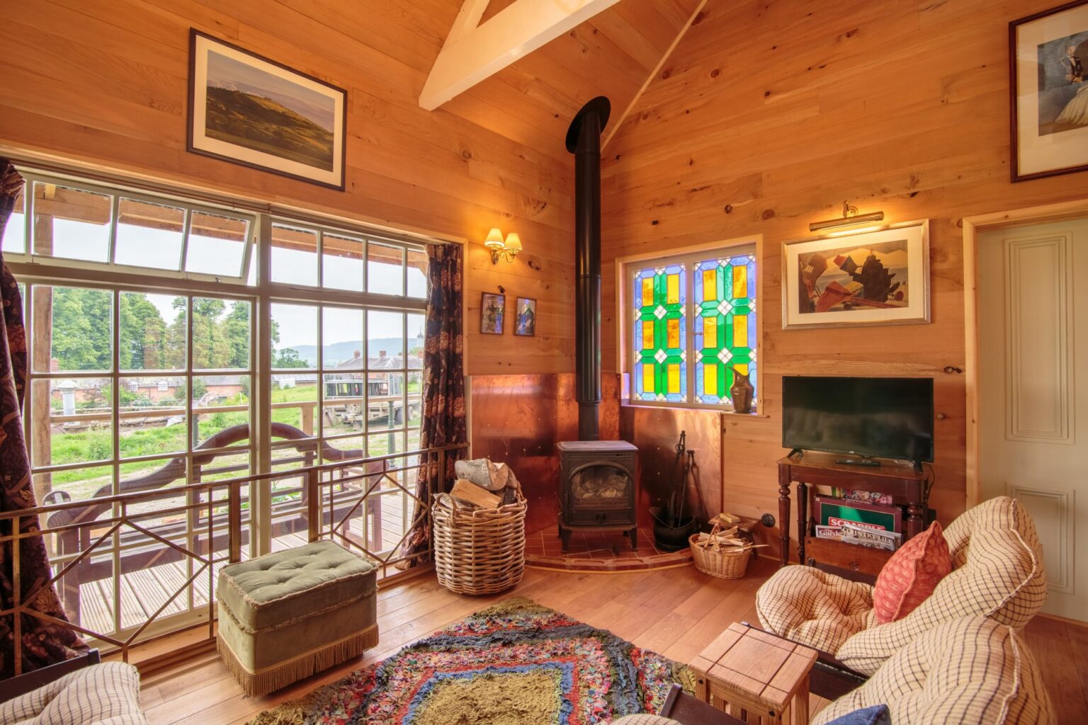 Walcot Hall Chapel & Cabins | unusual and quirky holidays | Shropshire