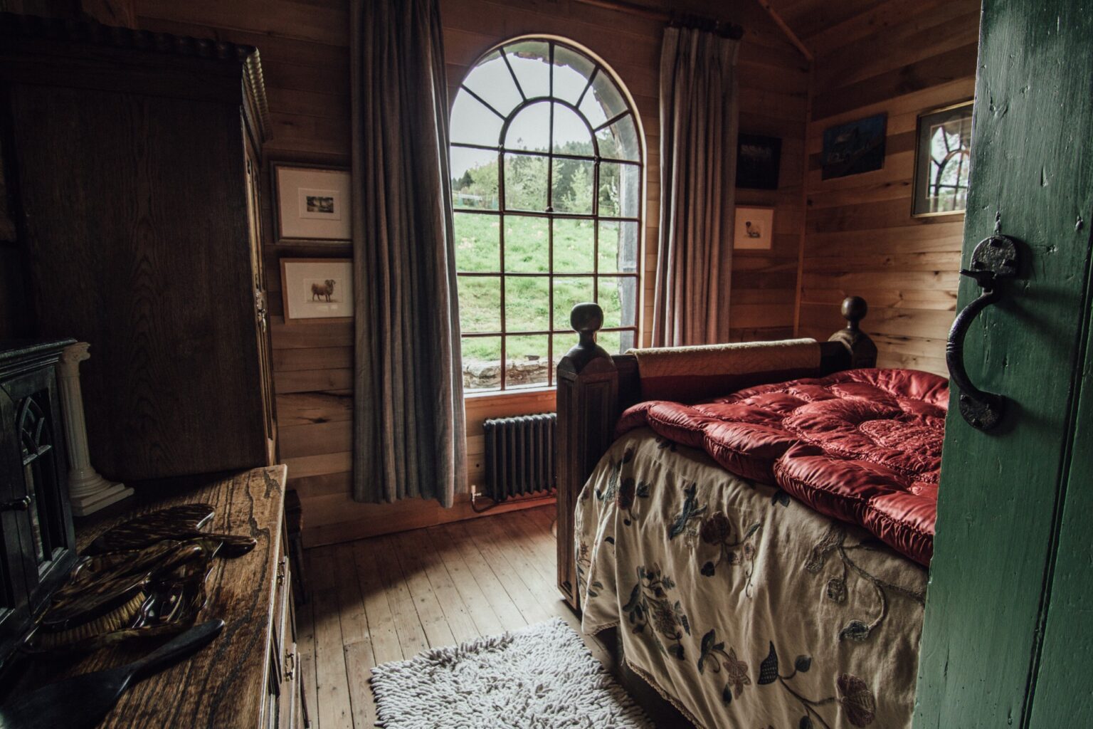 Walcot Hall Chapel & Cabins | unusual and quirky holidays | Shropshire