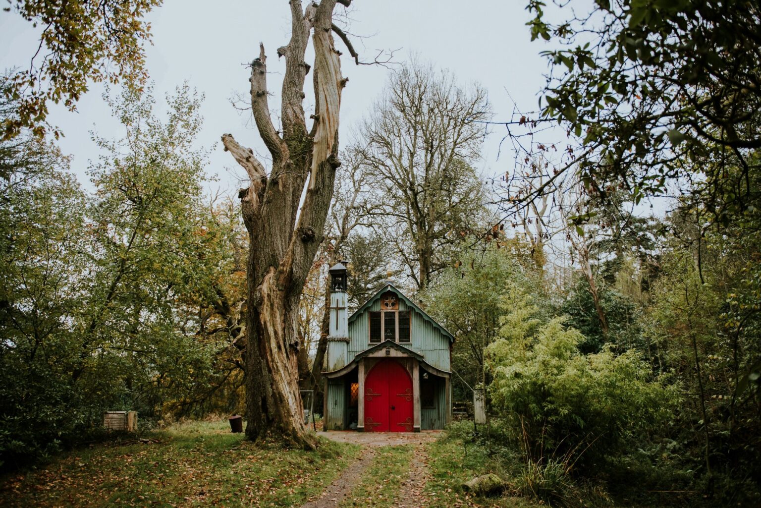 Walcot Hall Chapel & Cabins | unusual and quirky holidays | Shropshire
