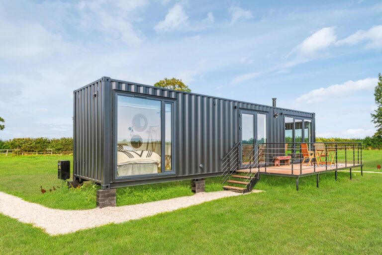 The BOX BNB | stylish converted shipping container cabins | Malton ...