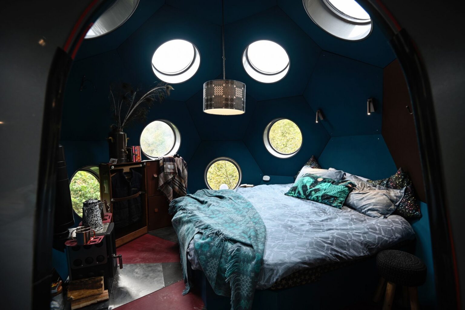 Moon Conker | unique conker glamping pod with style in the wilderness ...