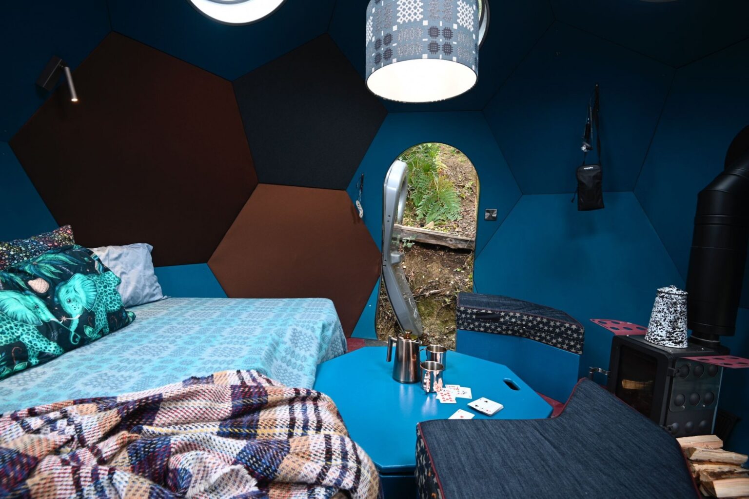 Moon Conker | unique conker glamping pod with style in the wilderness ...