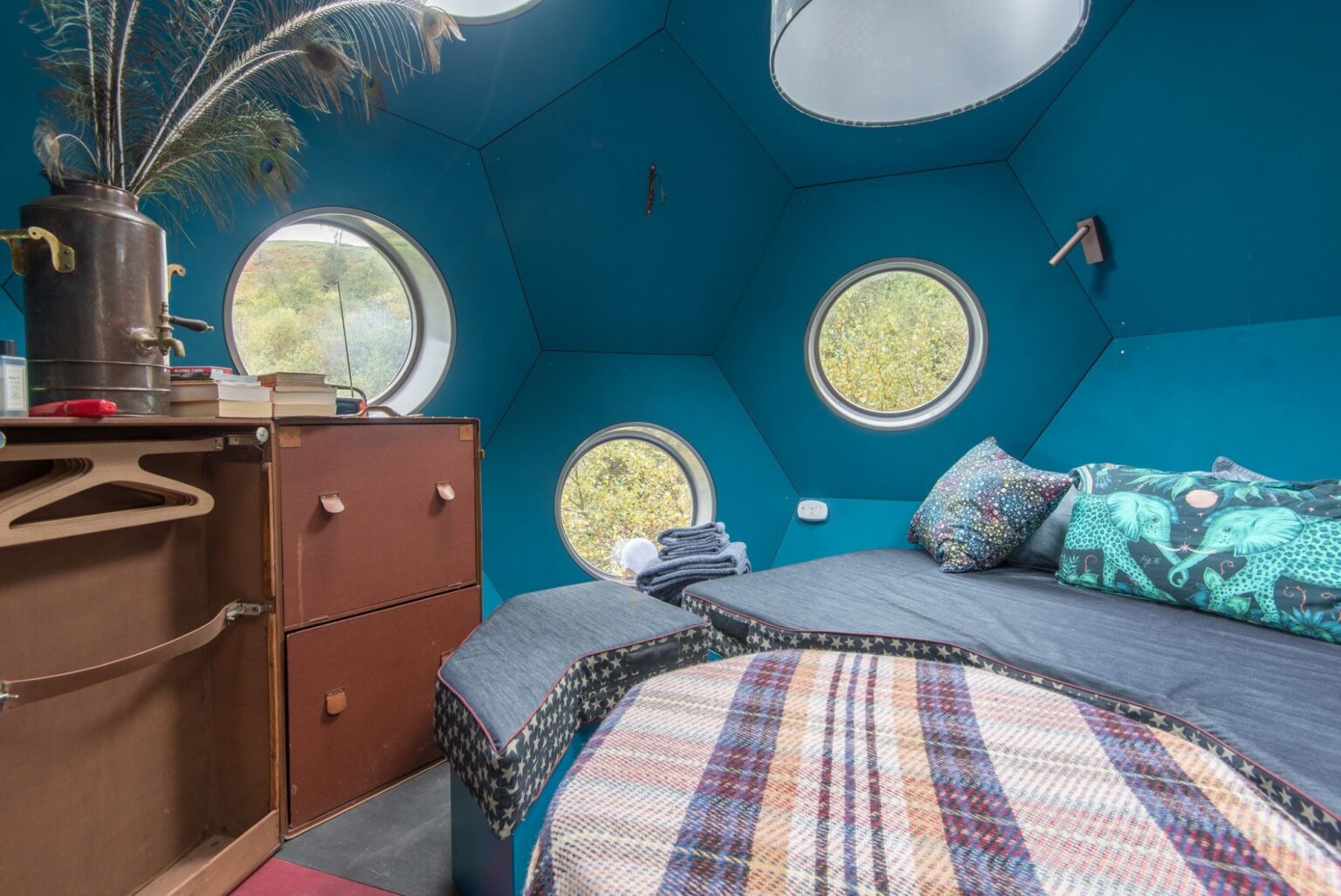 Moon Conker | unique conker glamping pod with style in the wilderness ...