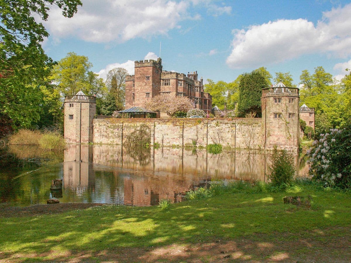 Caverswall Castle listed large group dog-friendly accommodation