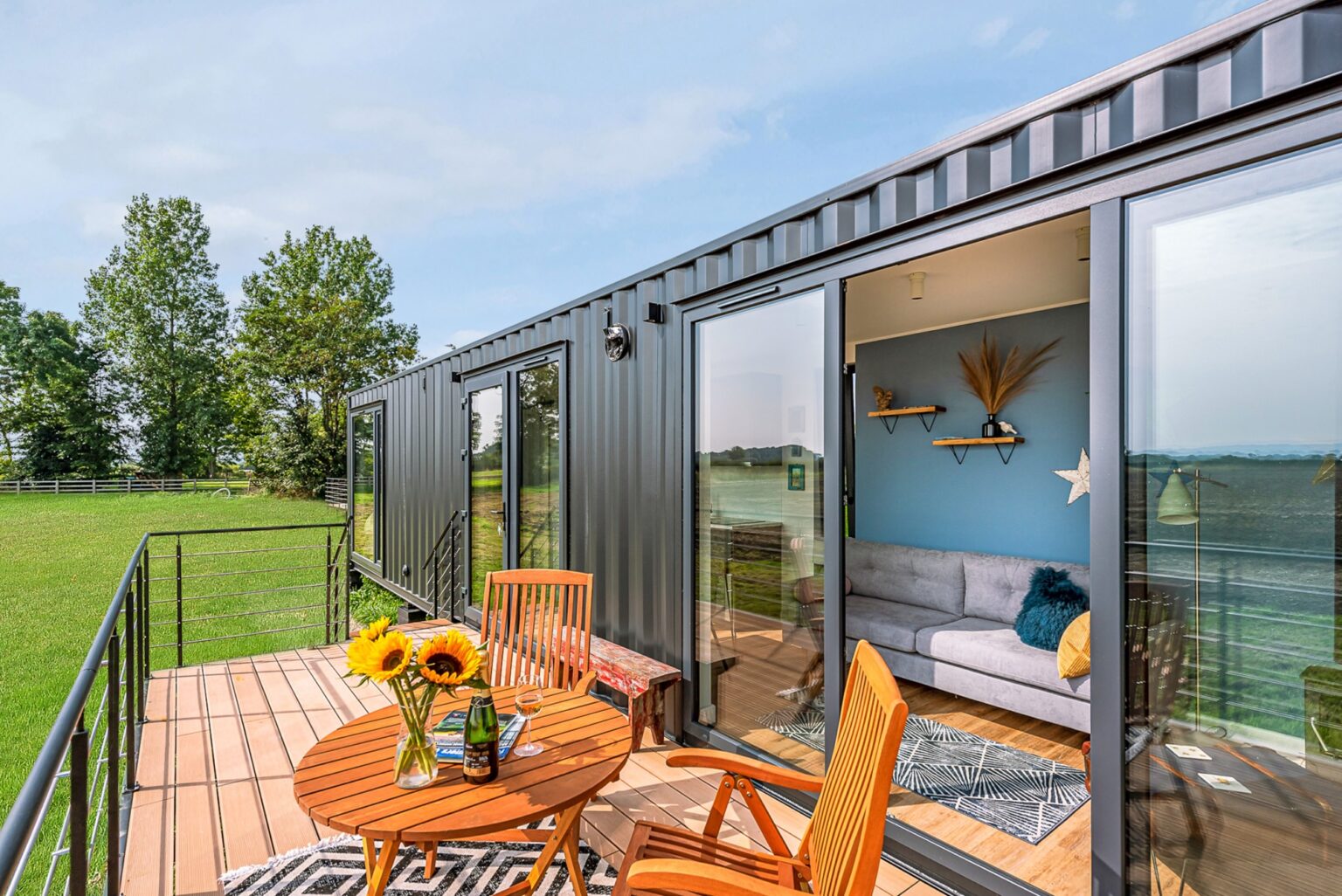 The BOX BNB | stylish converted shipping container cabins | Malton ...