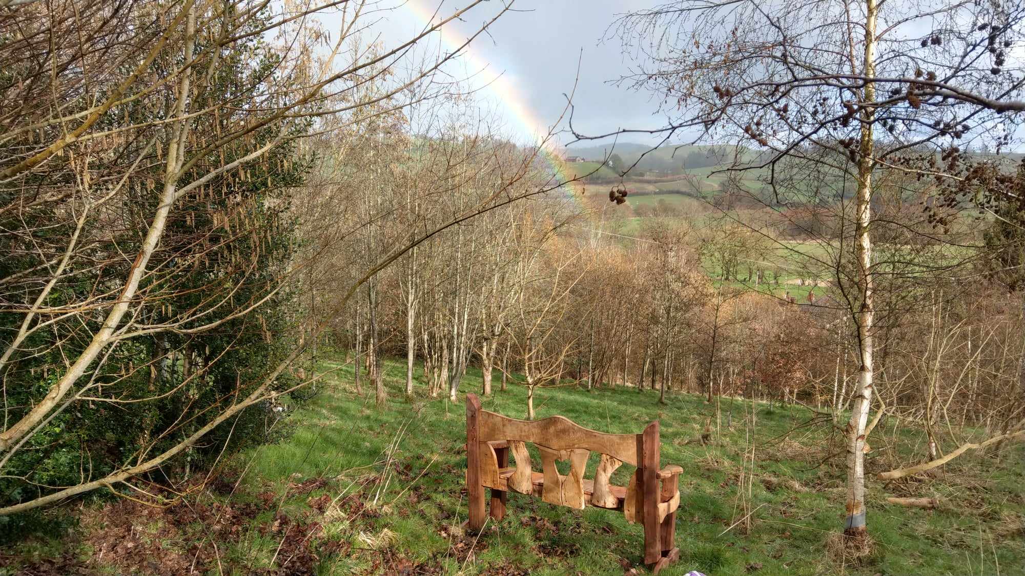 The Secret Yurts bespoke eco hot tub yurt glamping in Wales