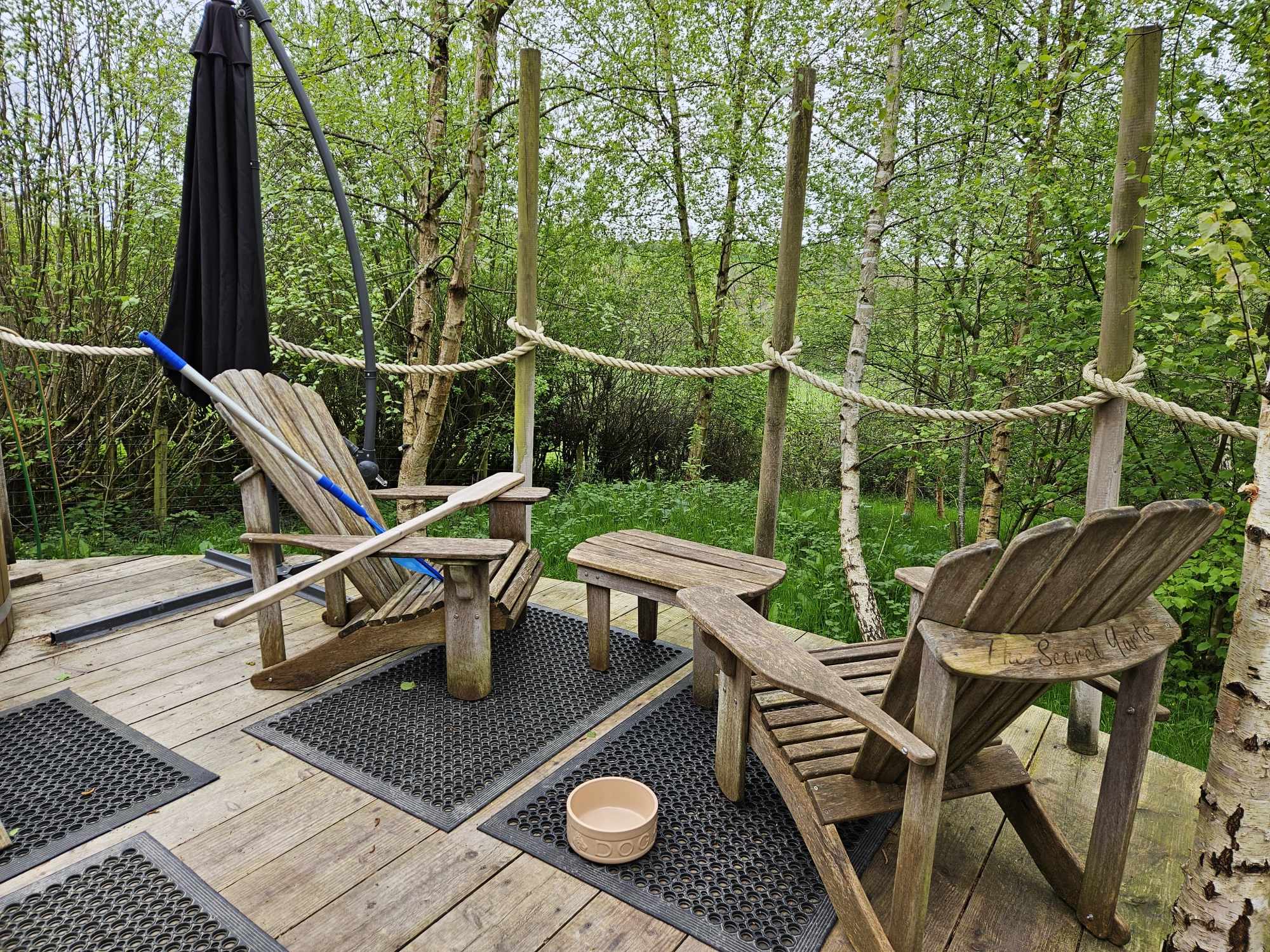 The Secret Yurts bespoke eco hot tub yurt glamping in Wales