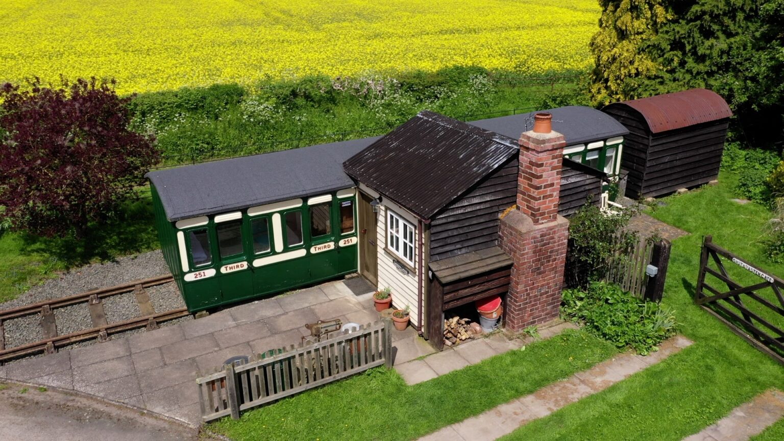 Green Lane Carriage | restored train carriage in Herefordshire