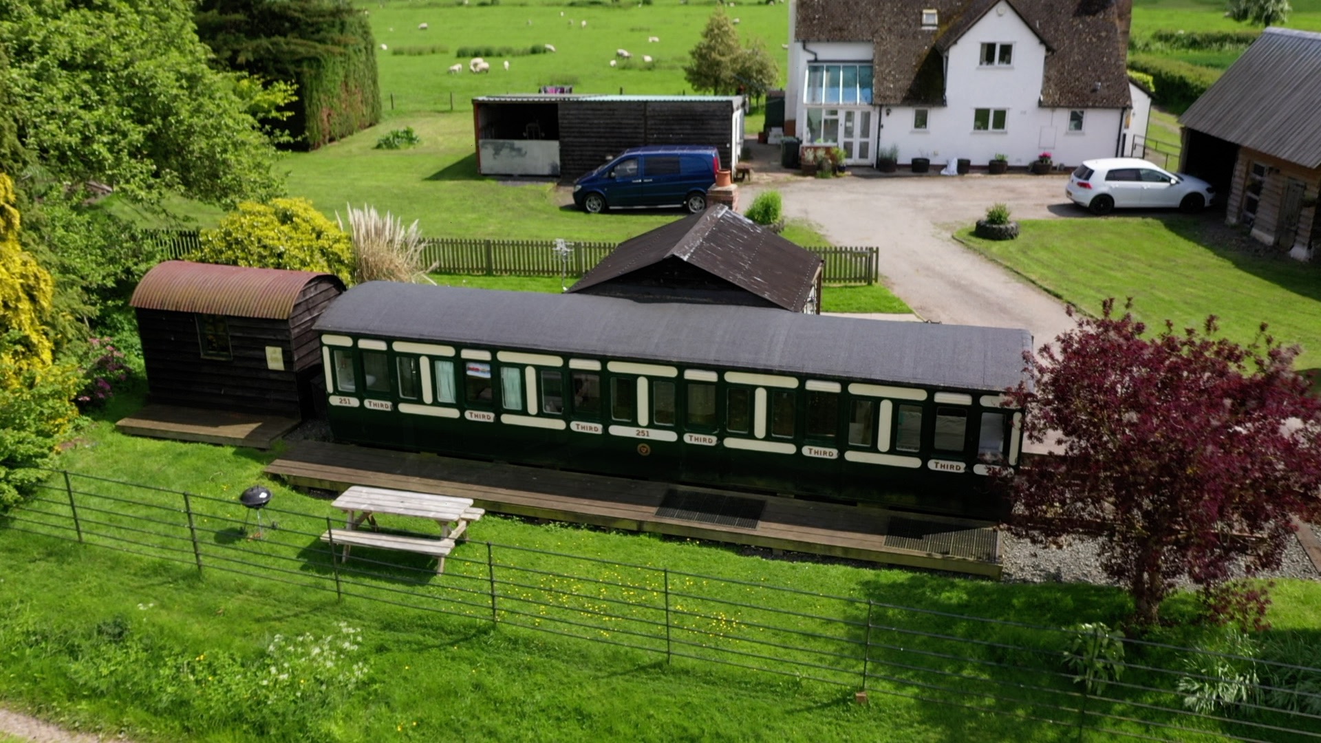 Green Lane Carriage | restored train carriage in Herefordshire