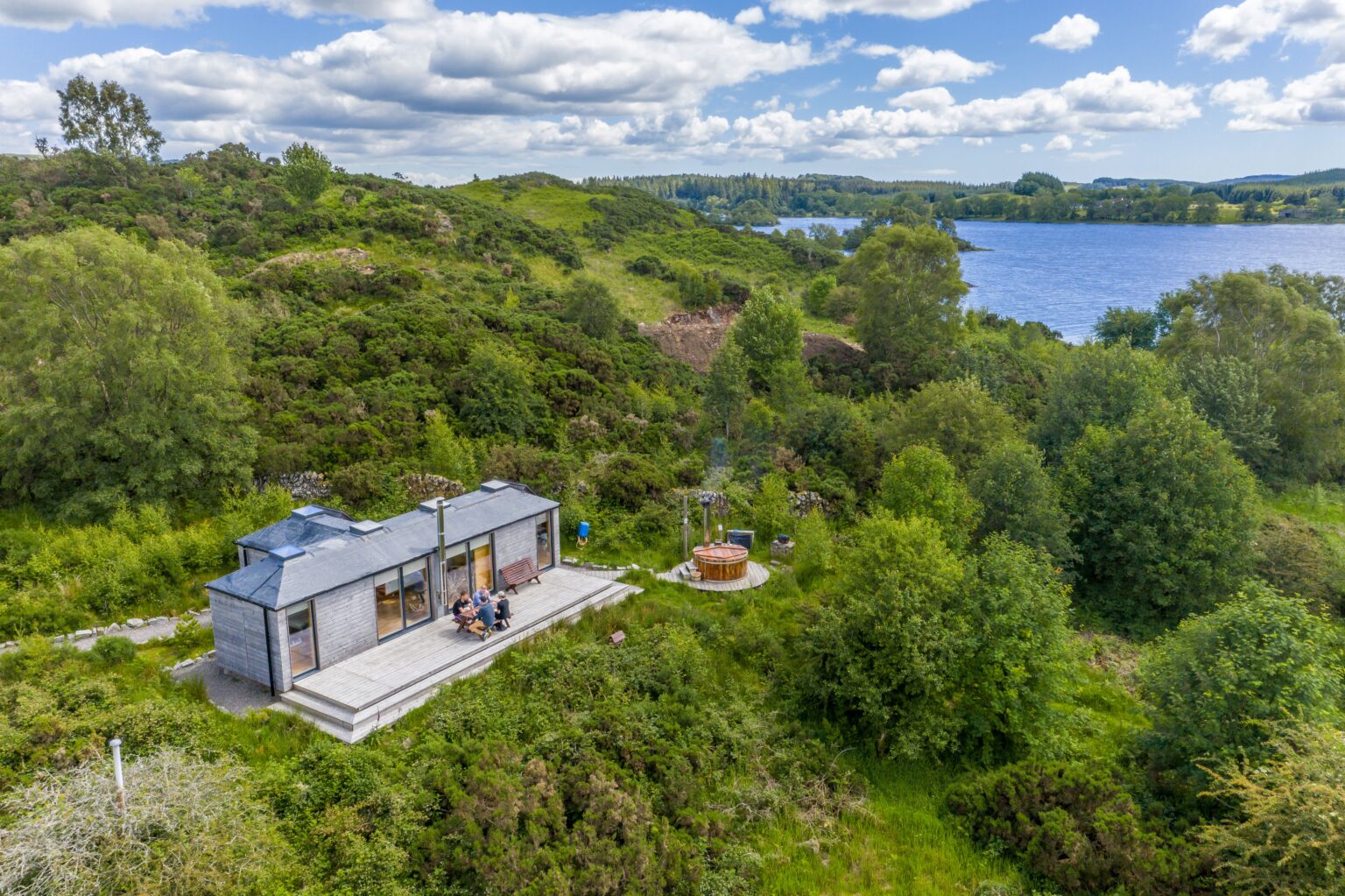 Loch Ken Eco Bothies and Glamping lochside eco-retreat Scotland