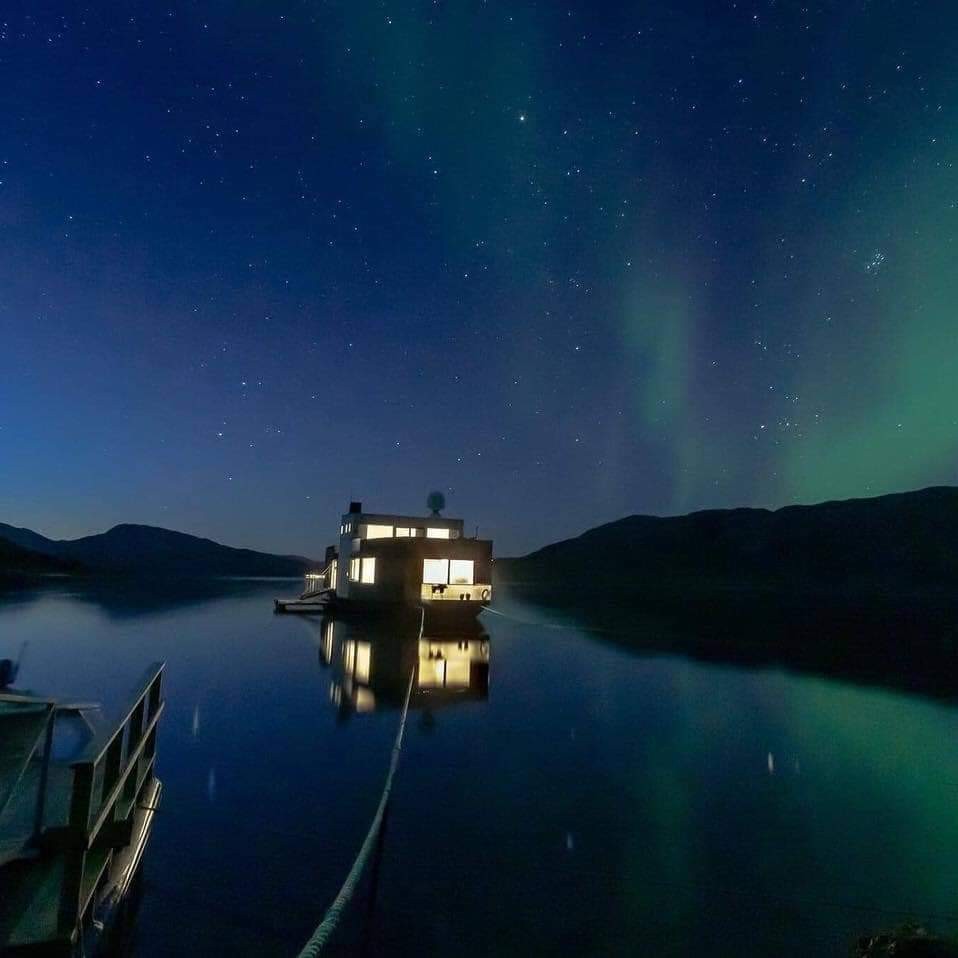 Volda Floating Home unique floatel style villa Norway