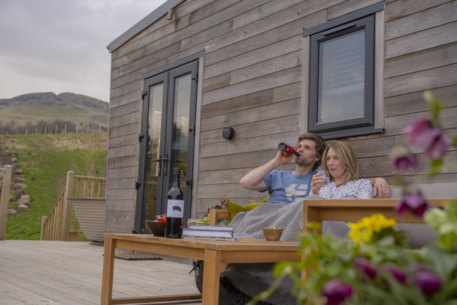 Tiny Home Borders | dog-friendly eco-cabin with hot tub | Ruberslaw