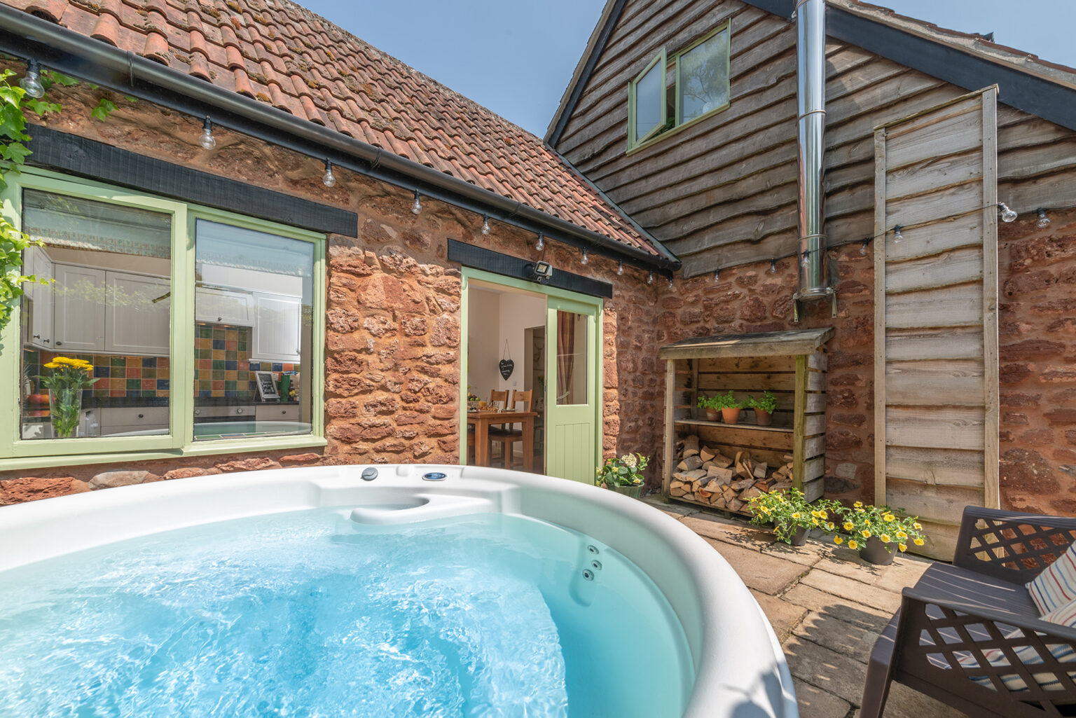 Cornflower Cottage | listed barn conversion with pool and hot tub | Somerset
