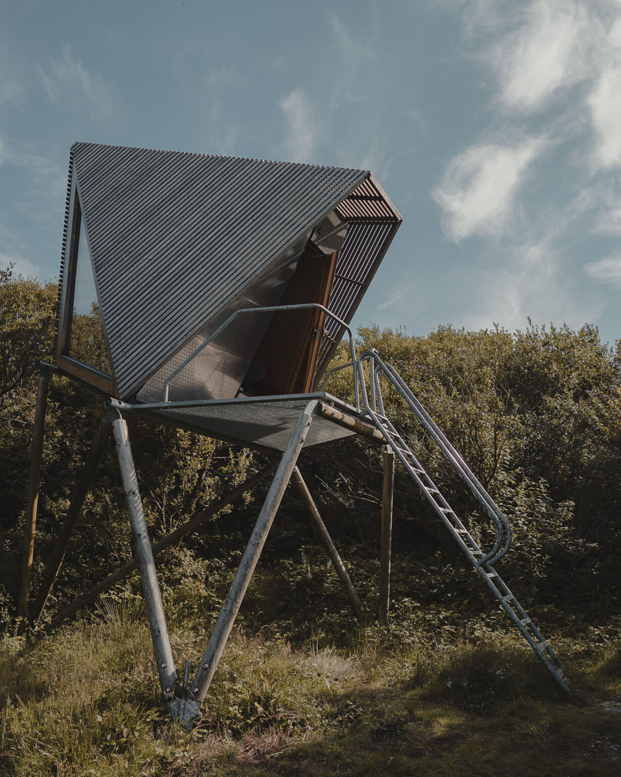 Kudhva - architectural wild camping retreat, Tintagel Cornwall