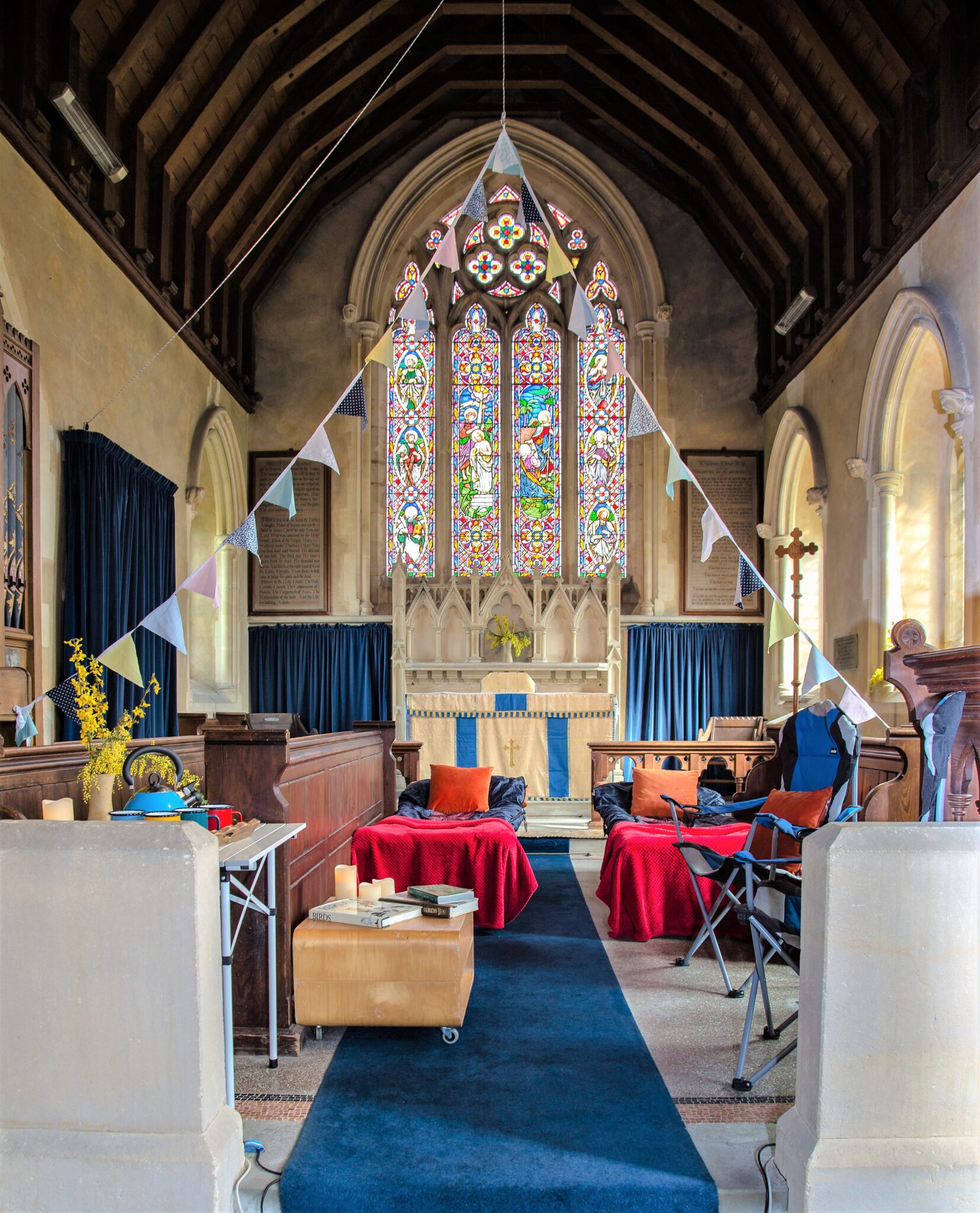 Champing Limpenhoe | glamping St. Botolph’s Church Norfolk