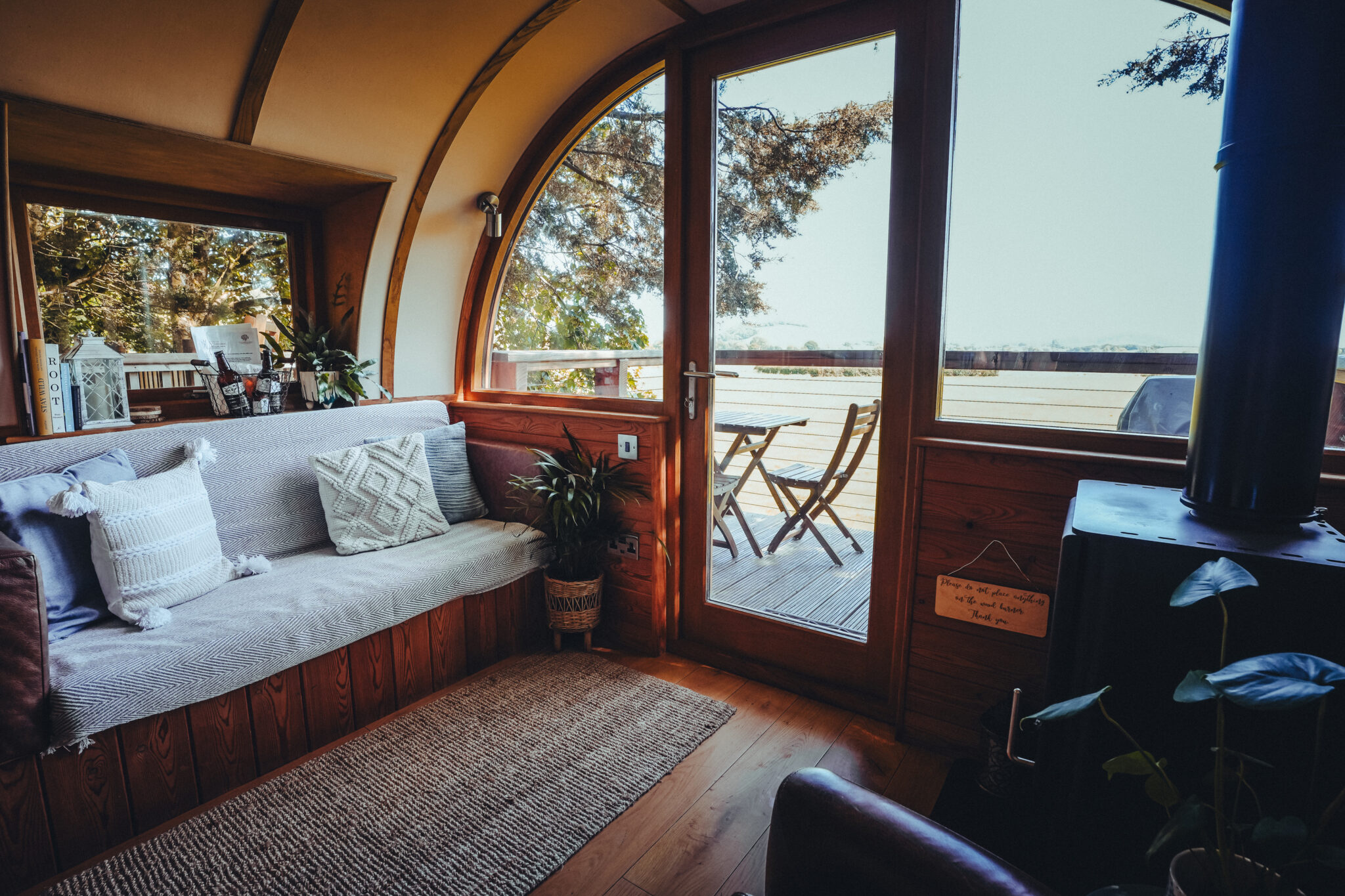 The Orchard at Fenny Castle treehouse cabin retreat