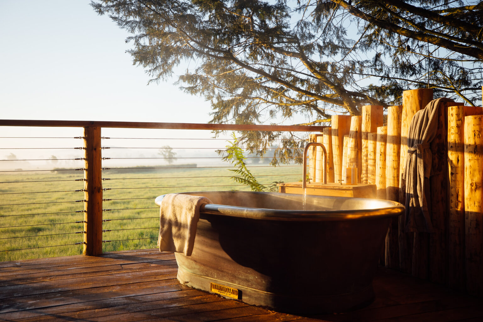 The Orchard at Fenny Castle treehouse cabin retreat