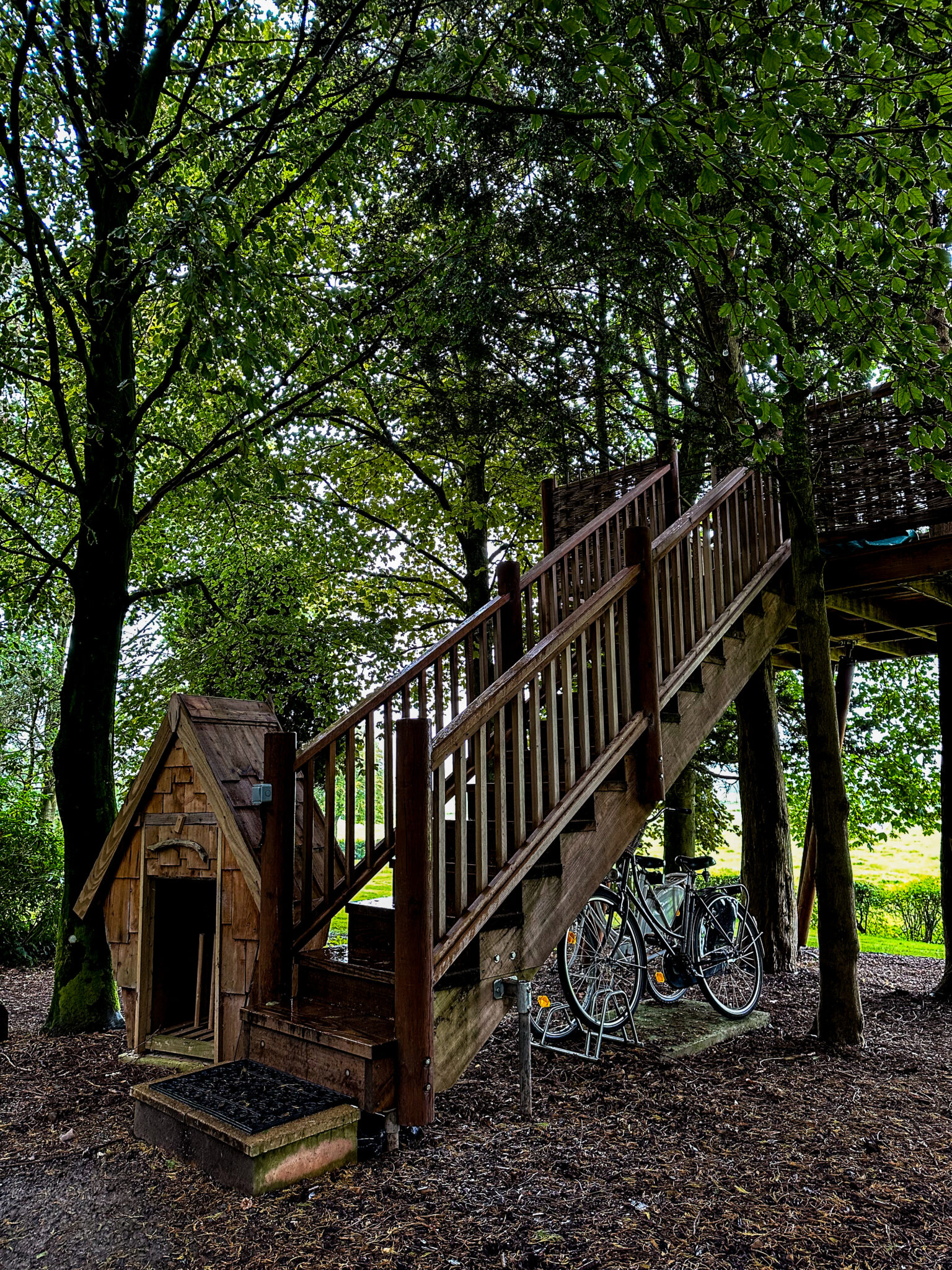 The Orchard at Fenny Castle treehouse cabin retreat