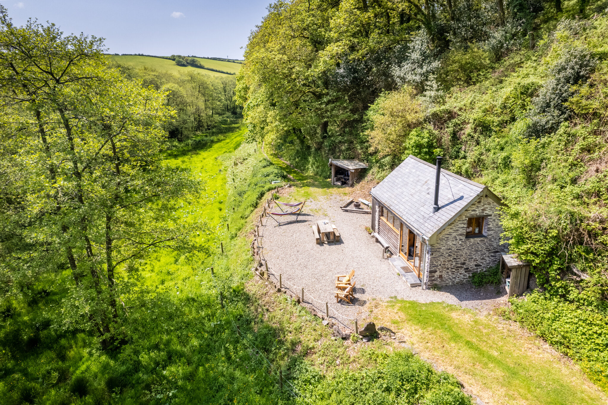 The Linhay at Butterhills Escapes | off-grid Devon rural retreat