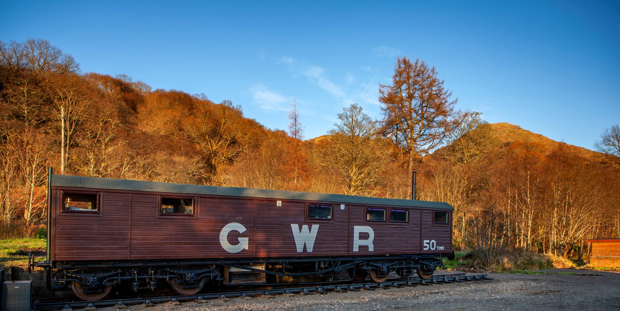 The Carriage at Creagan | restored GWR train carriage in Appin