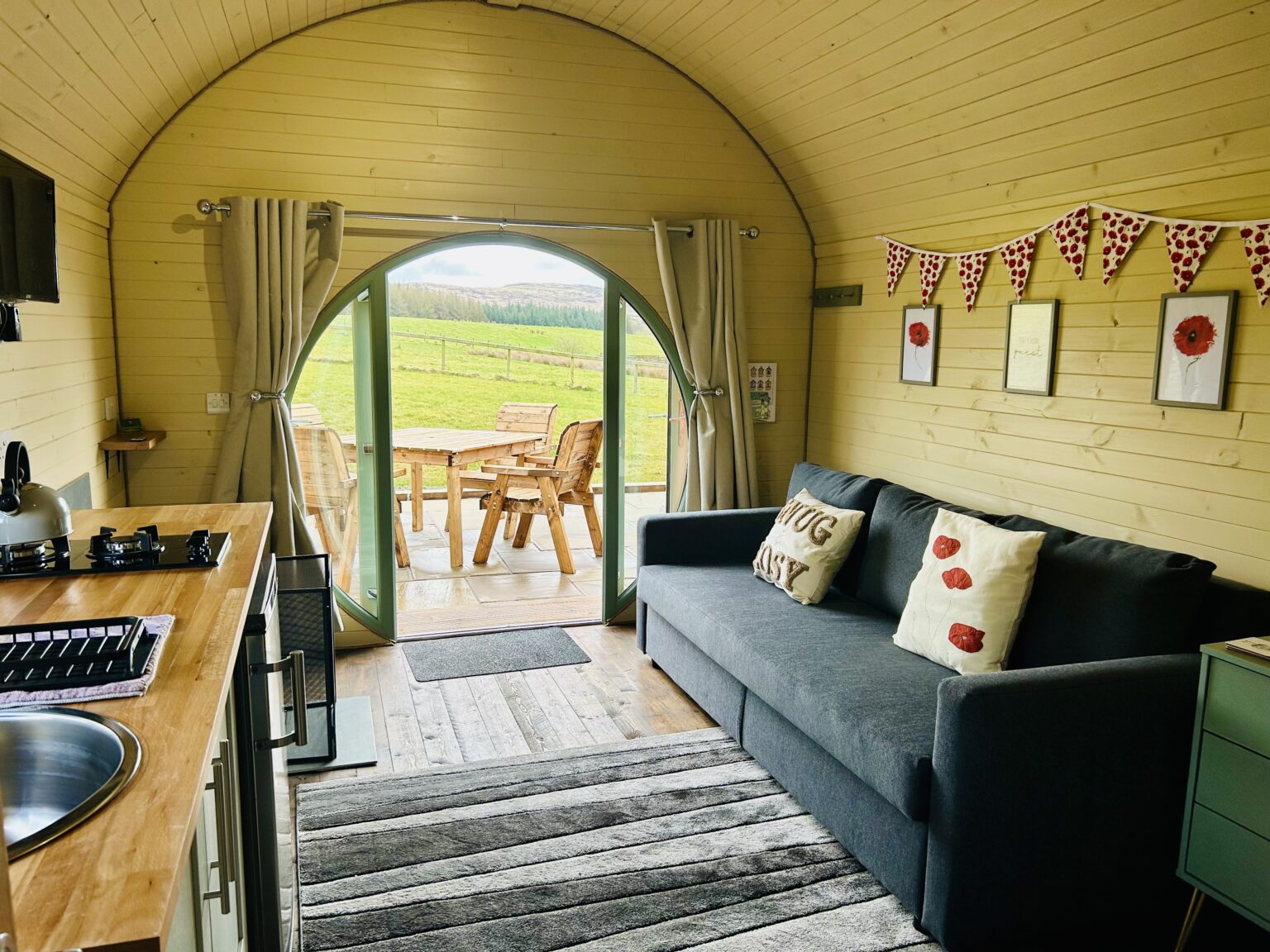 Barnharrow Holiday Pods | family glamping pods Galloway
