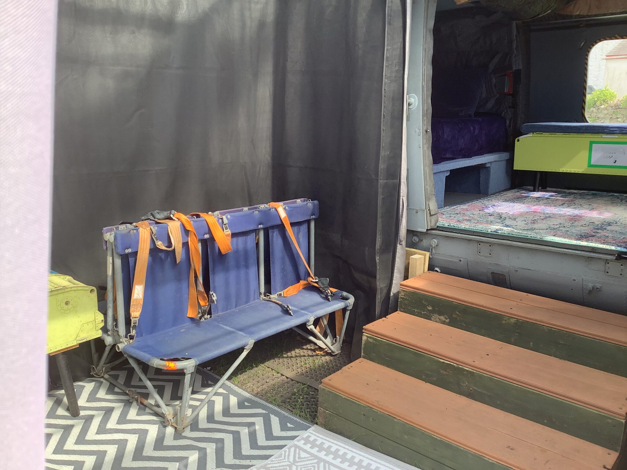 Haelarcher Helicopter Glamping | converted Navy copter | Lizard