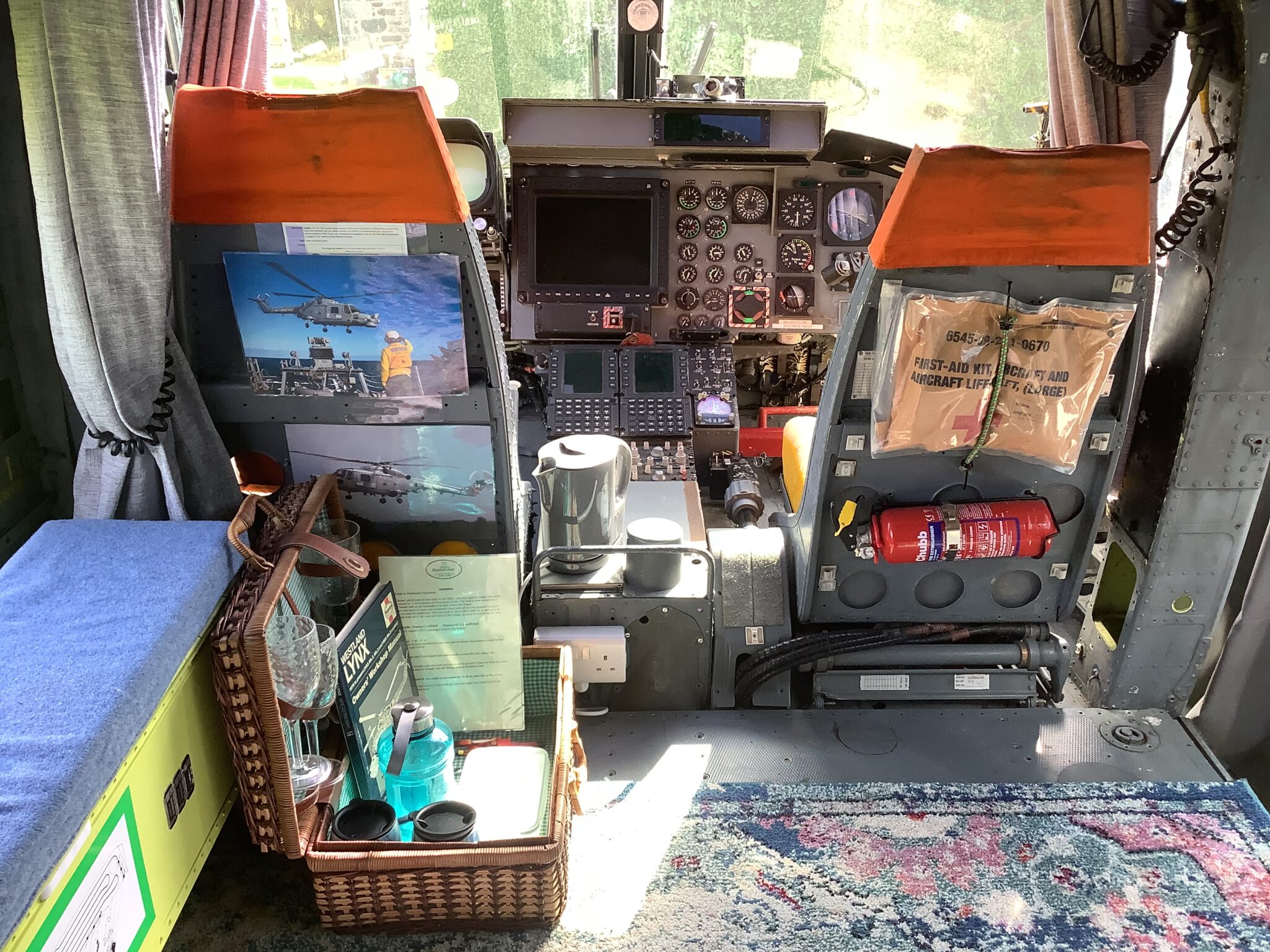 Haelarcher Helicopter Glamping | converted Navy copter | Lizard