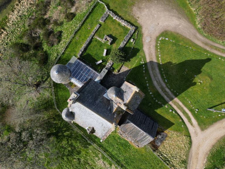 Muckrach Castle 16th century tower house in Scottish Highlands