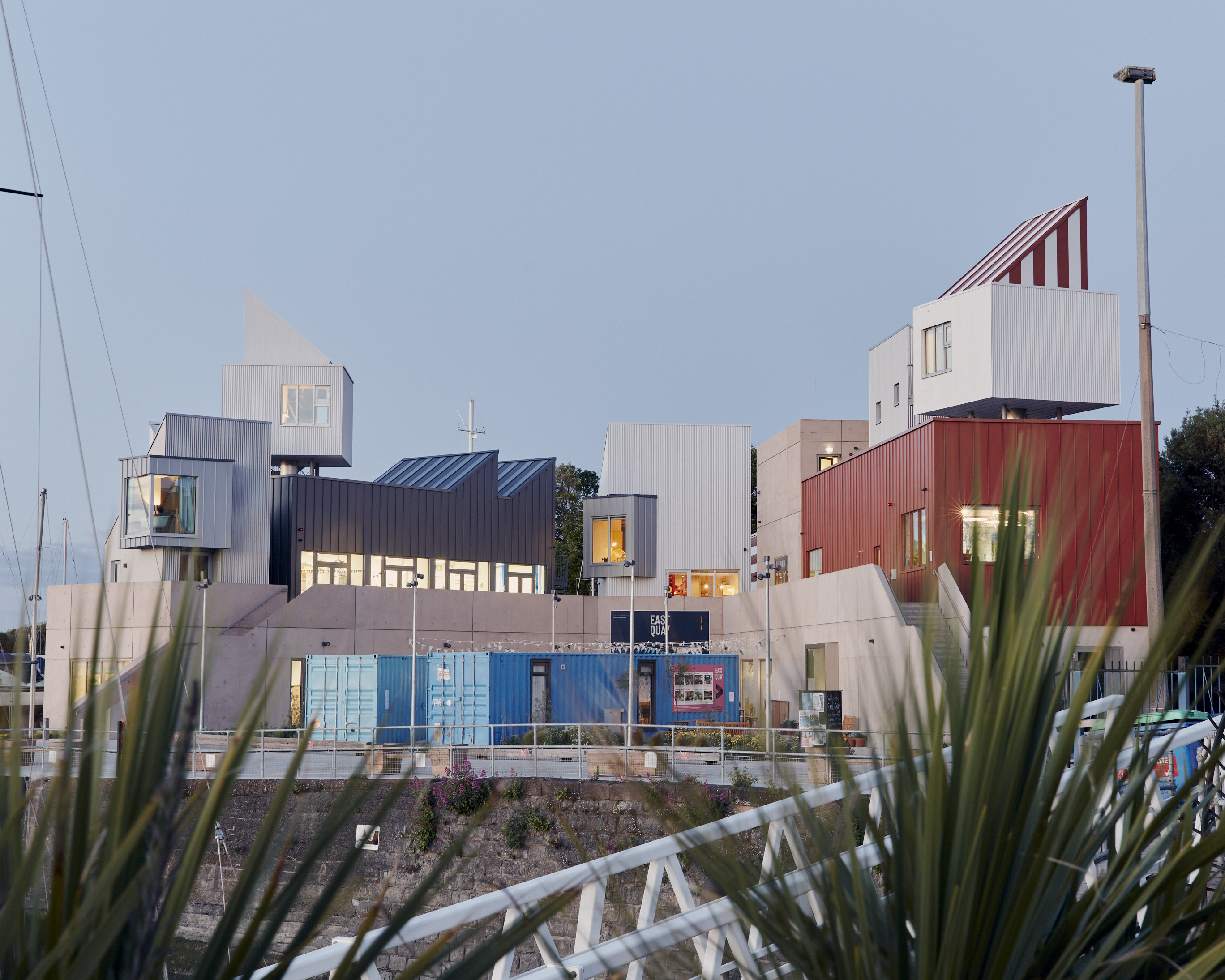East Quay Pods | coastal Somerset arts hub retreat