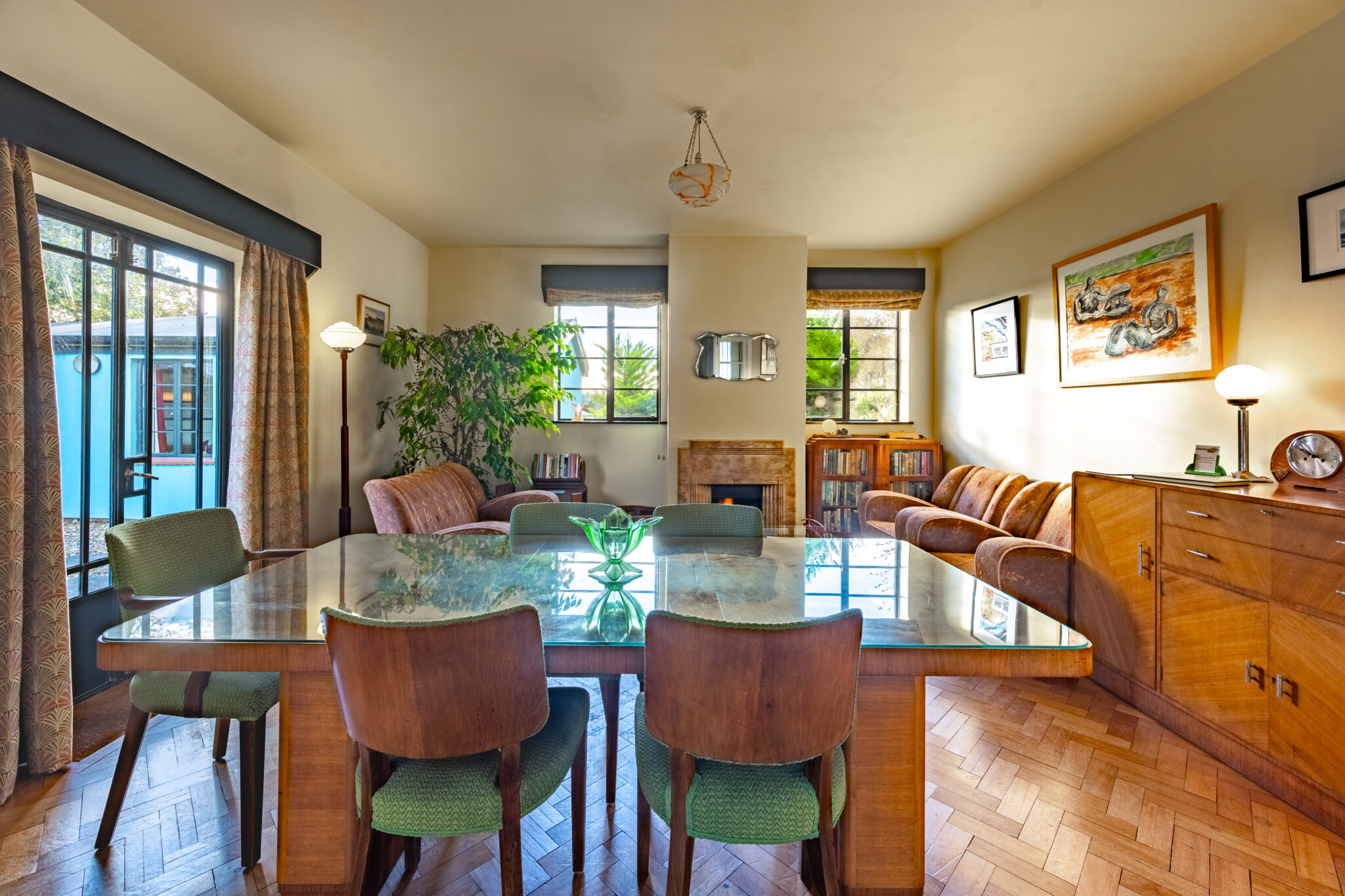 Control Tower vintage art deco bed breakfast Norfolk