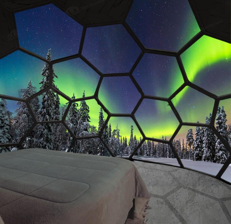 SKOG Aurora Igloos with panoramic views of Swedish Lapland