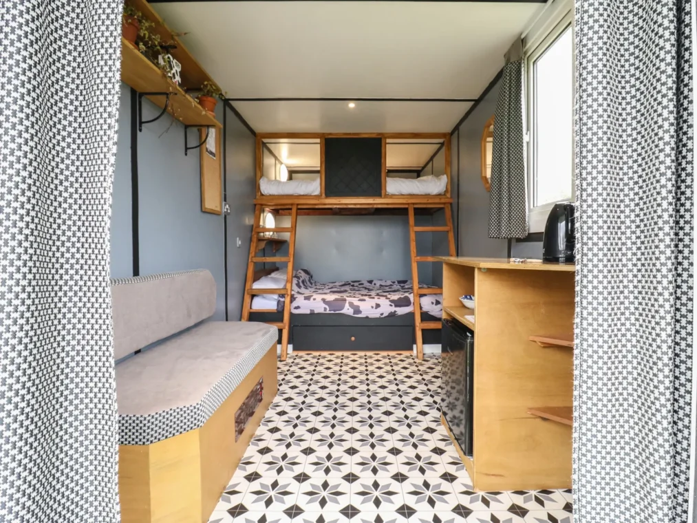 Dozy Dotty quirky cow-themed glamping Suffolk